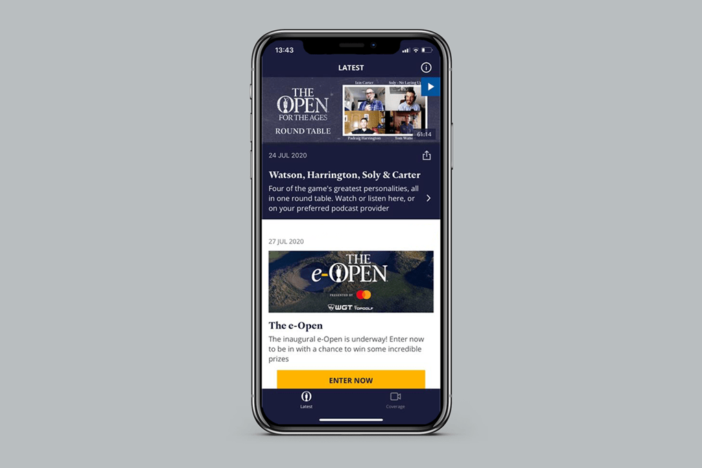 The Open | New-Look Mobile App Available Now