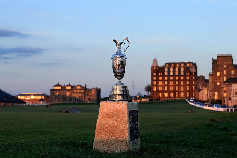 The first presentation of the Claret Jug