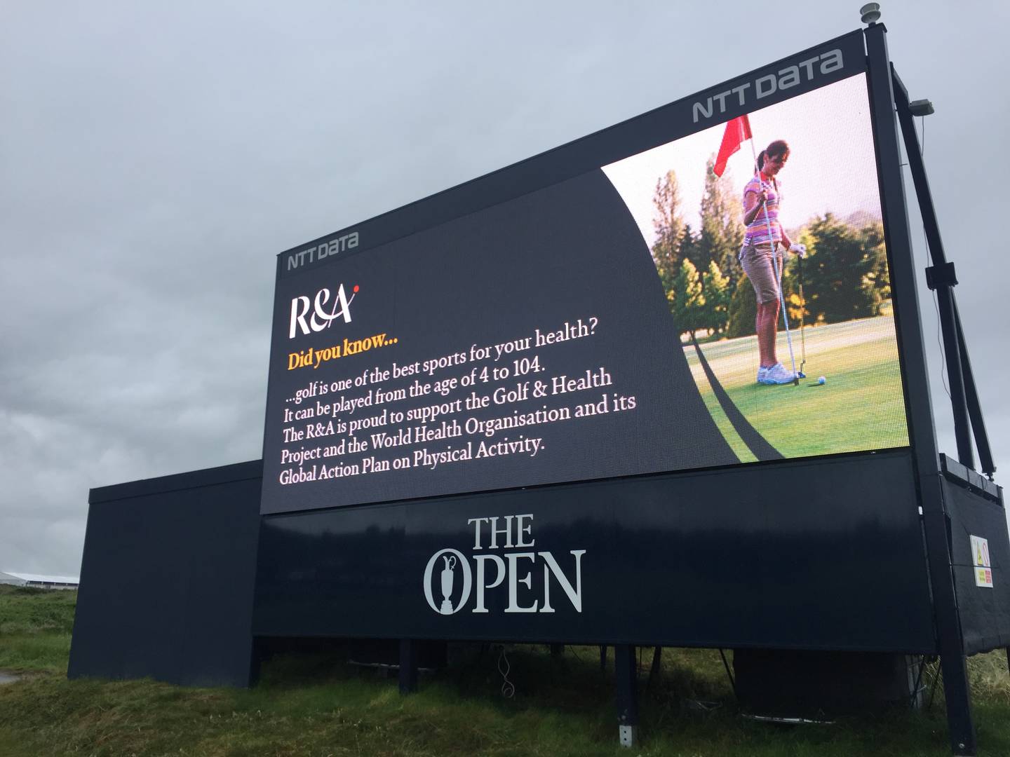The R&A - Golf and Health at The 148th Open