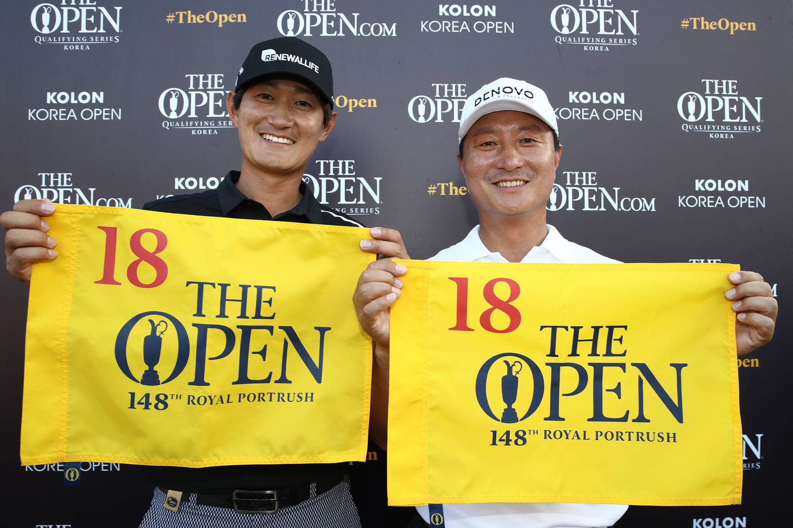 Innchoon Hwang and Dongkyu Jang have secured their places in The 148th Open